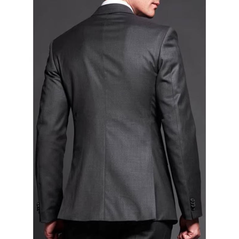 Custom Made Men Suit Set, Tailor Made Suit Regular, Bespoke Charcoal ...